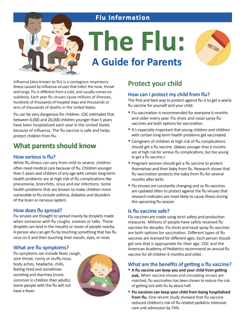 Seasonal Flu and Colds - Child Care Aware® of America
