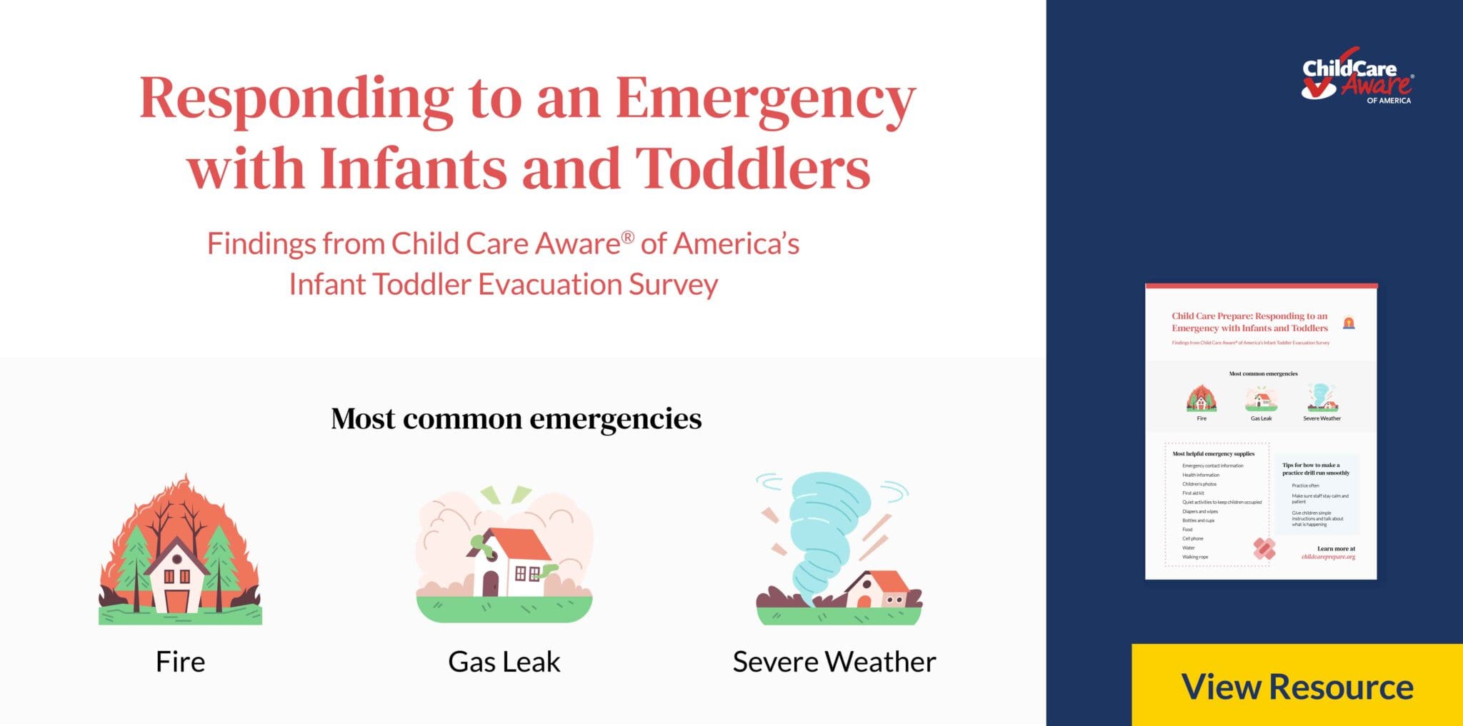 Infant and Toddler Emergency Preparedness - Child Care Aware® of America